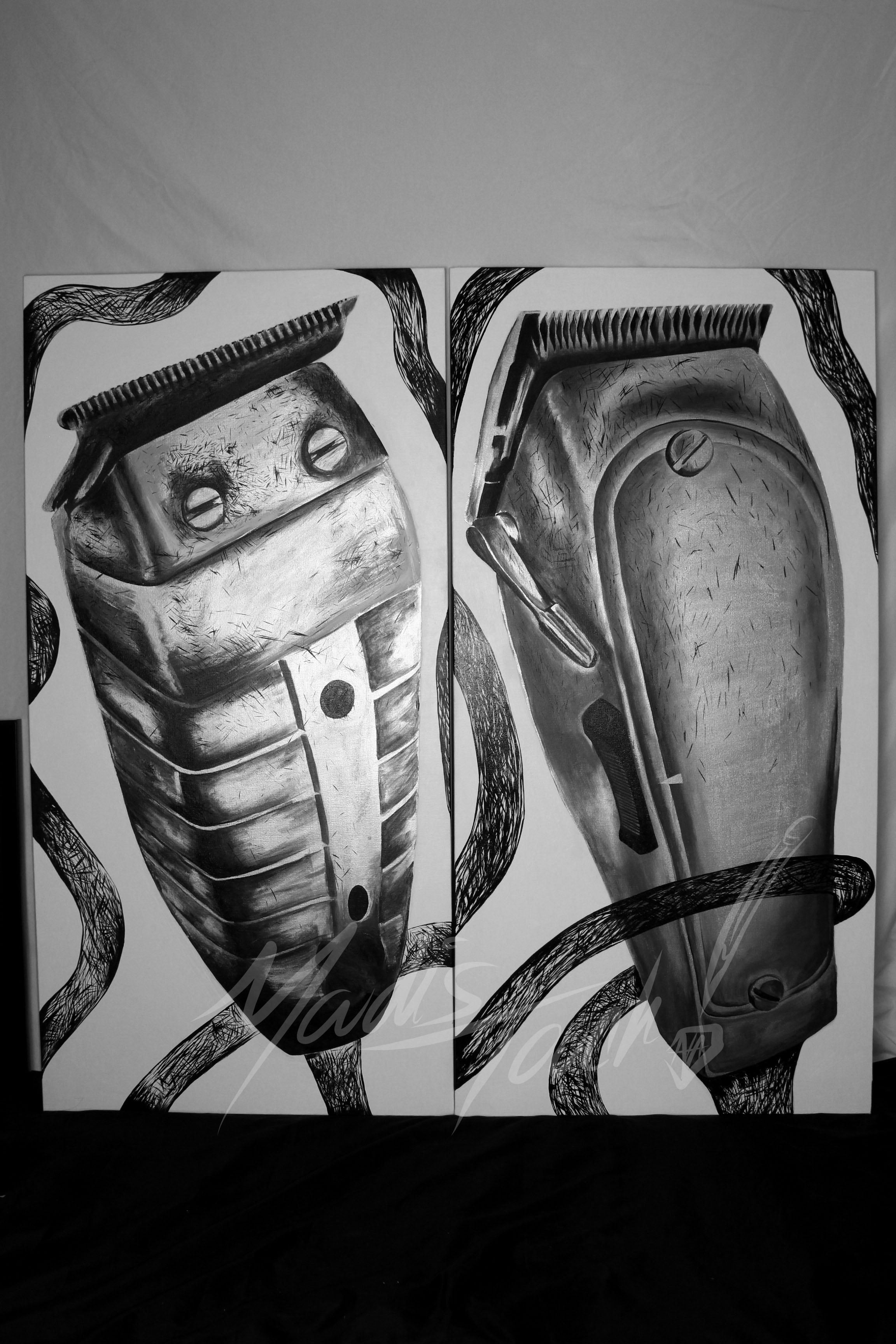 Barber Clipper Drawing