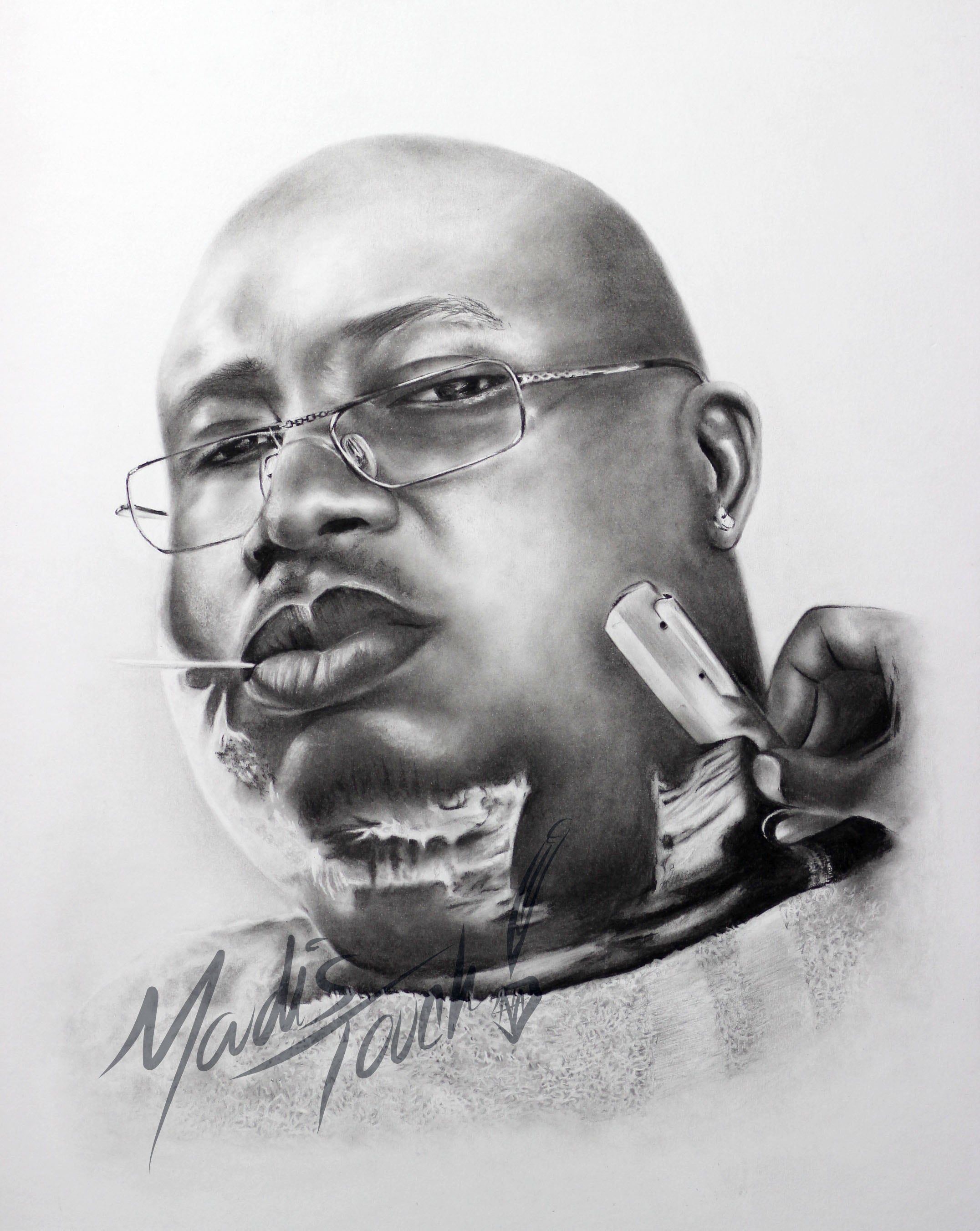 Notorious Big Smoking Poster